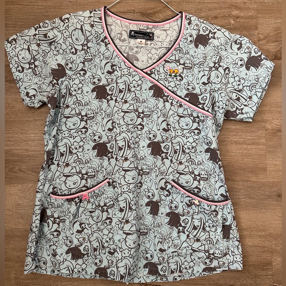 Tokidoki X Koi Gray Character Fabric - Gem